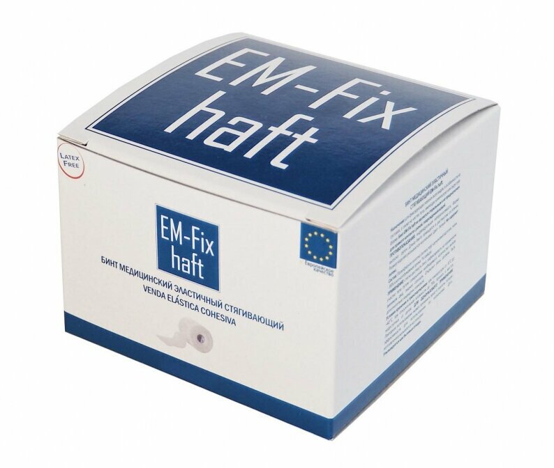 Перевяз. ср-ва Бинт самофикс эласт 4см х 10м EM-FIX HAFT, 1262458