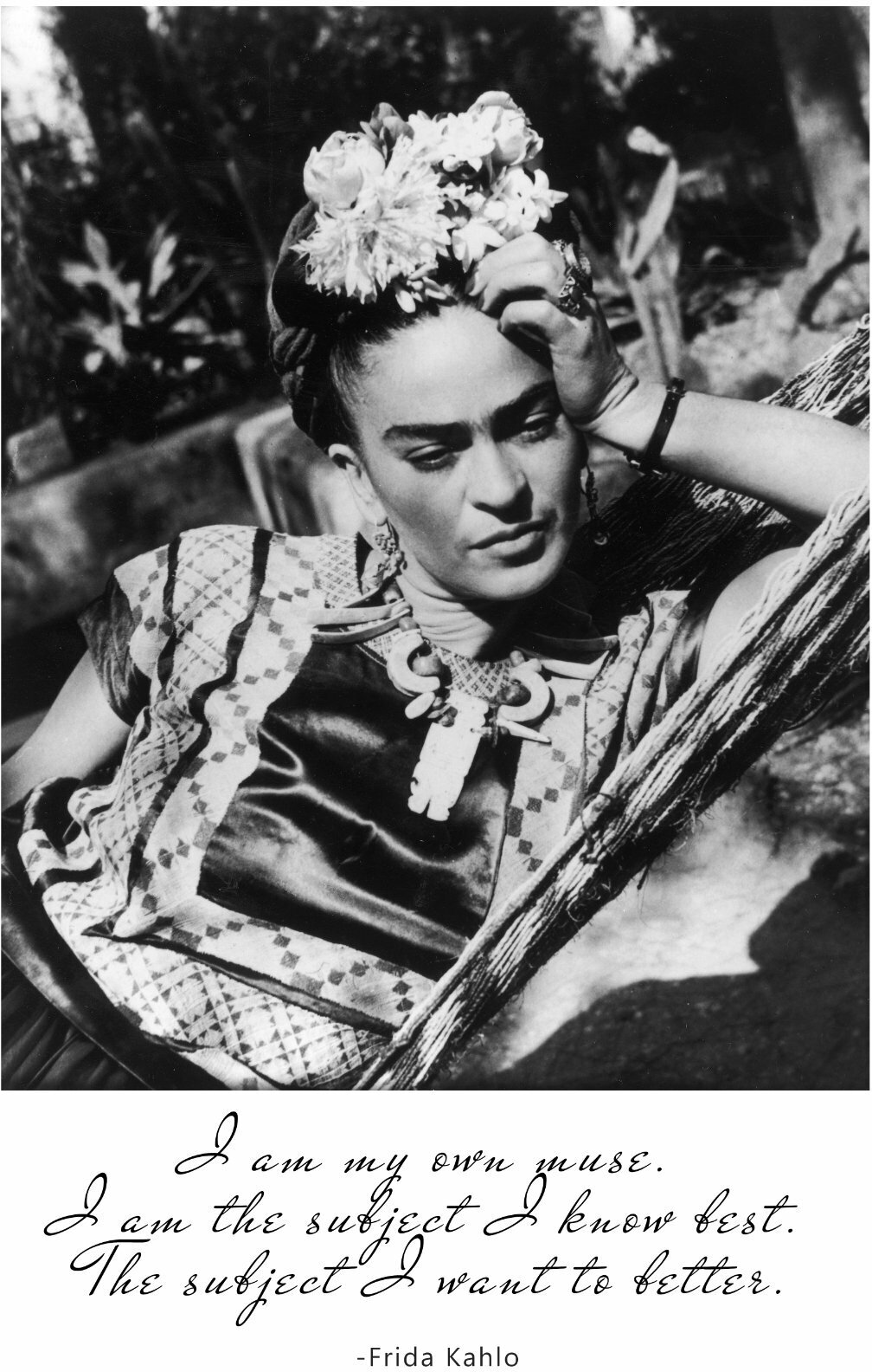 Постер / Плакат / Картина Фрида Кало 60х90 см в подарочном тубусе