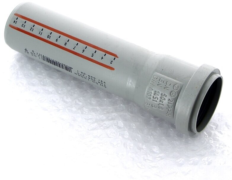 Канализационная труба Ostendorf 50 х 150 с раструбом