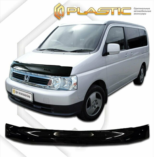 Дефлектор капота для Honda StepWagon 2003-2005 Classic черный