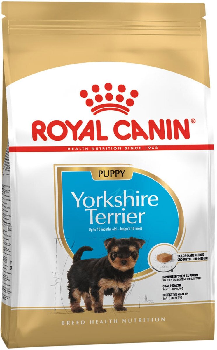 Корм сухой Royal Canin Yorkshire Terrier Puppy для щенков йоркширский терьер, 1,5 кг