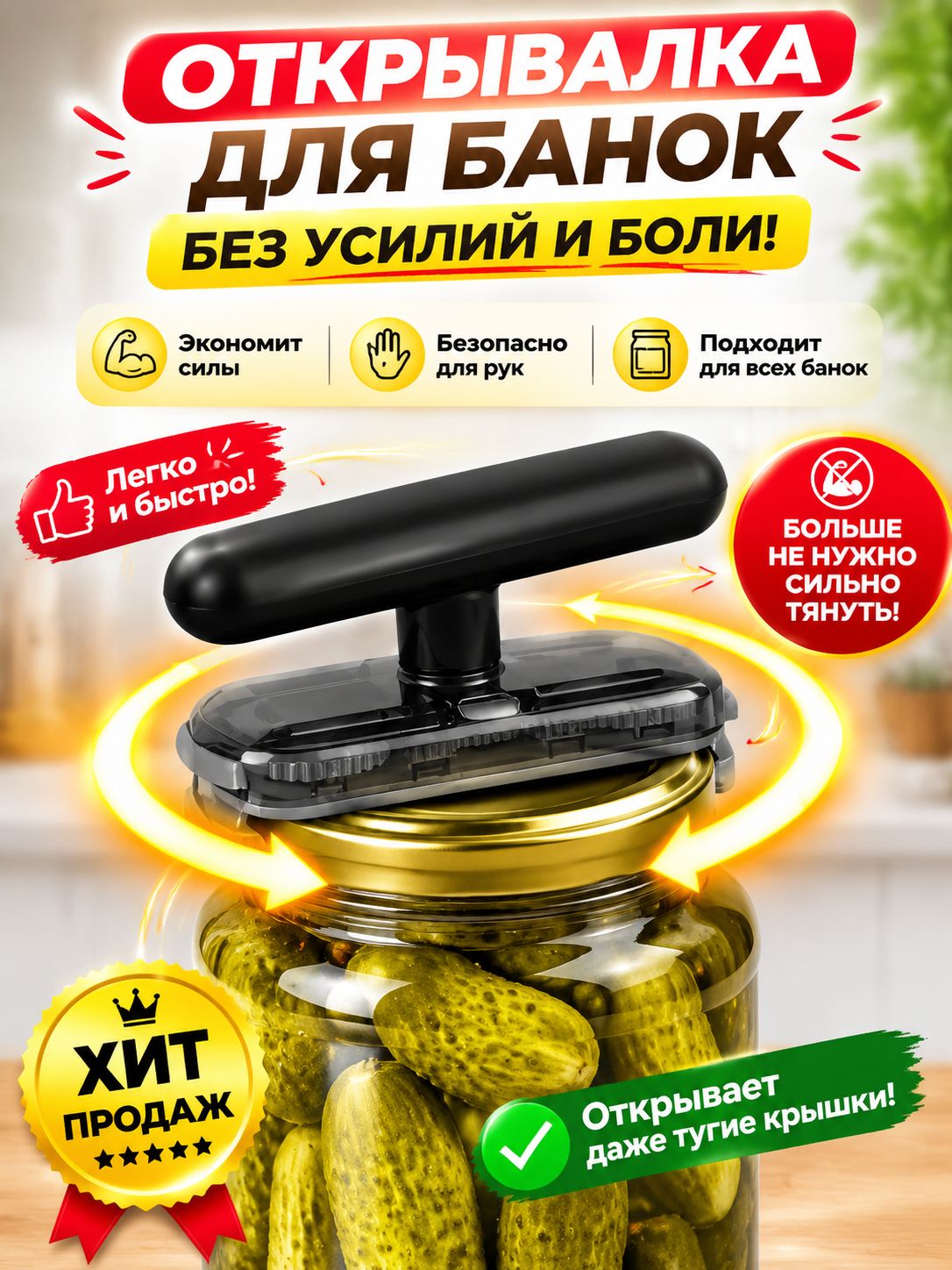 Открывалка, 12.7 см, 1 шт