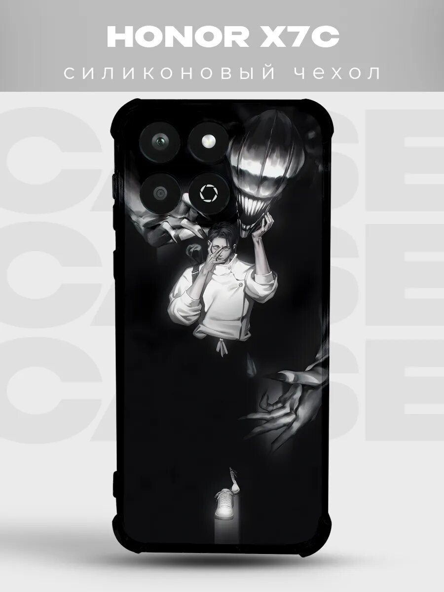Прозрачный чехол на Honor X7C с принтом аниме