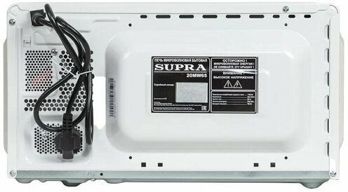 Характеристики модели Микроволновая печь Supra 20MW65 на Яндекс Маркете