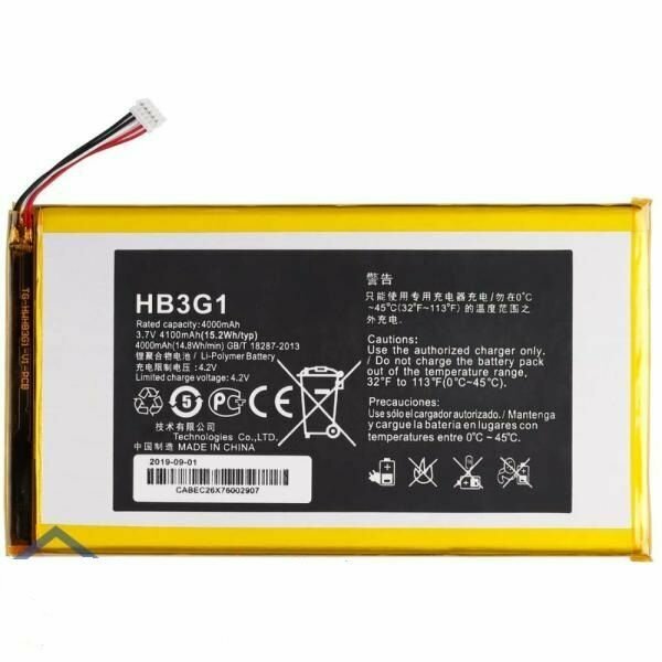 HB3G1 Huawei MediaPad 7 Classic/T1 7.0"/T3 7.0" Аккумуляторная батарея