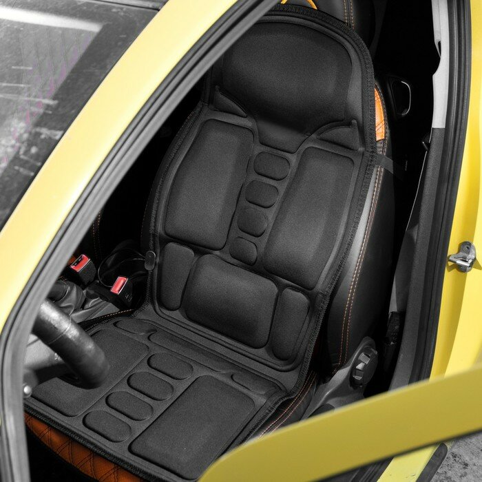 Массажная накидка для спины Luazon LEM-22, таймер 15/30 мин, 8 видов массажа, 220/12 В