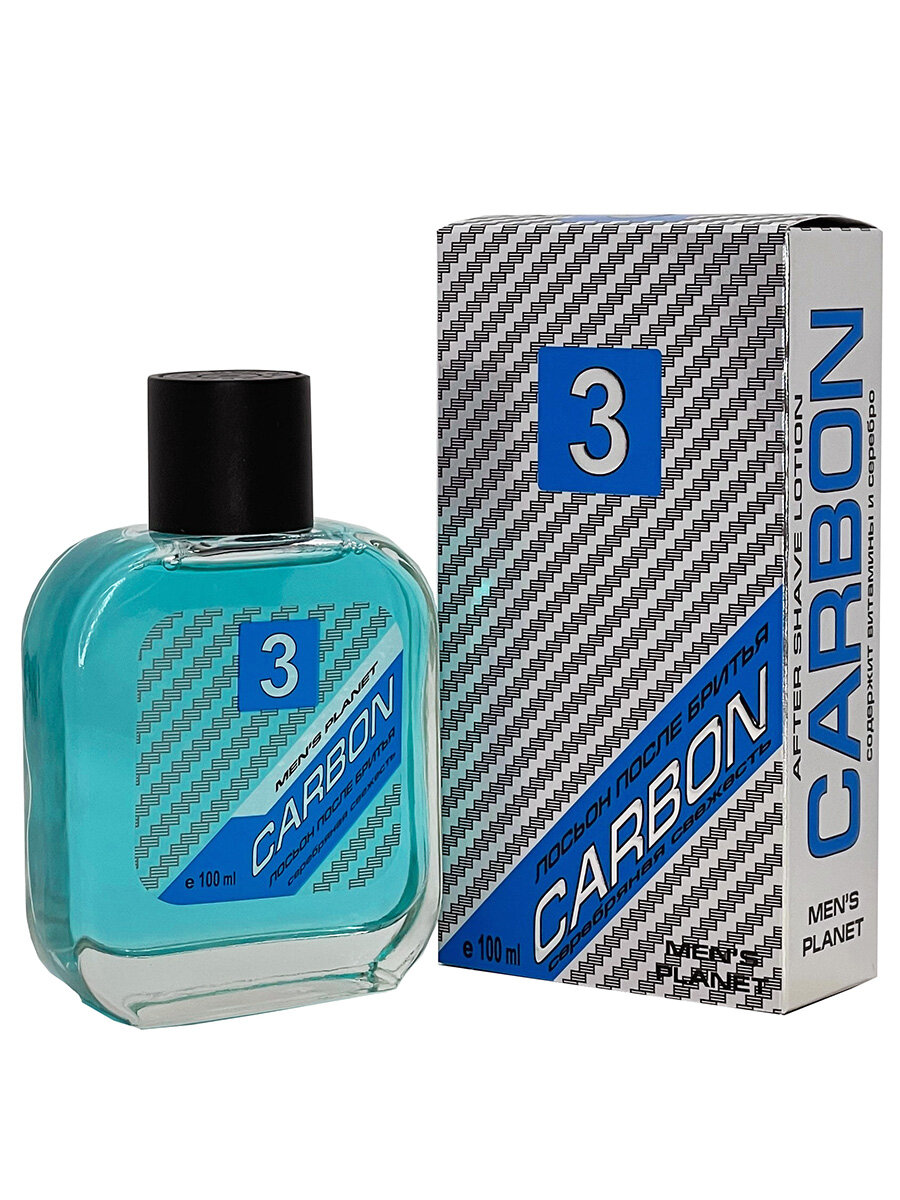 Лосьон после бритья Men`s Planet Carbon 3 100мл
