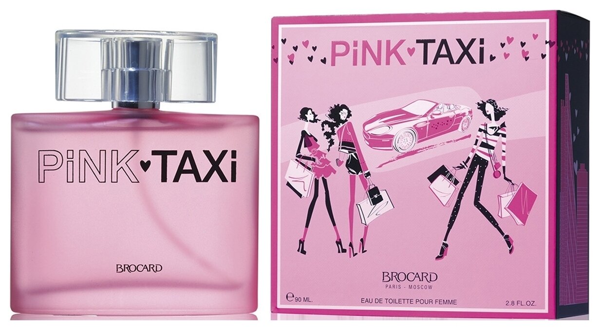 Туалетная вода женская Pink Taxi (Объем 90 мл)