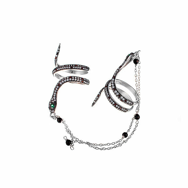 Кольцо, серебро, 925 проба