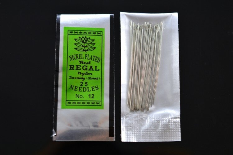 Иглы для бисера Regal №12, простое ушко, 1034-016, 25шт