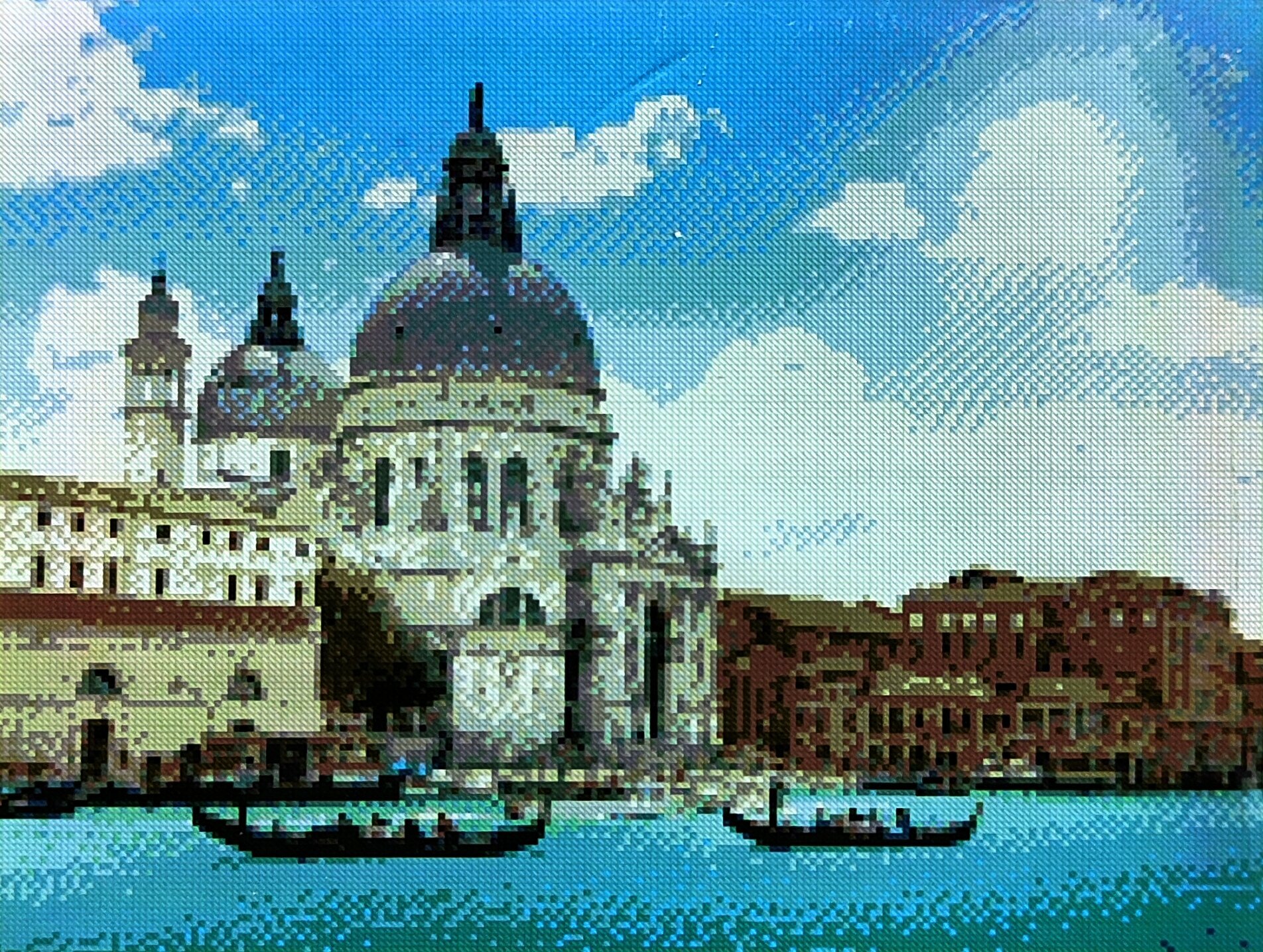 Алмазная мозаика пара, любовь, Венеция, Италия, парень девушка 40x50, Лондон , Нью-Йорк квадратные стразы, Париж, город