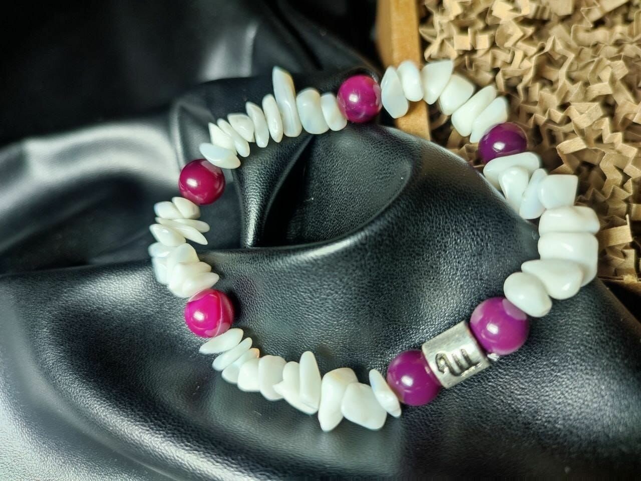 Браслет, агат