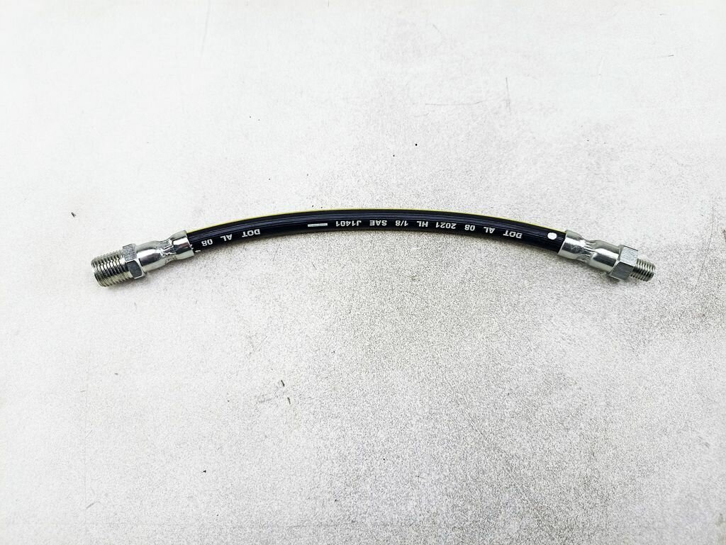 Шланг тормозной передний нижний / к колёсному цилиндру для а/м УАЗ Хантер, 3163, 3162, L - 300 мм