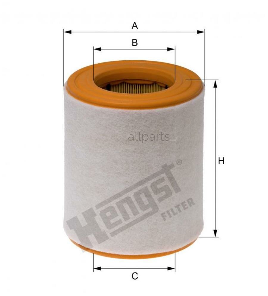 HENGST FILTER E1054L Hengst Фильтр воздушный (C 16 005) E1054L