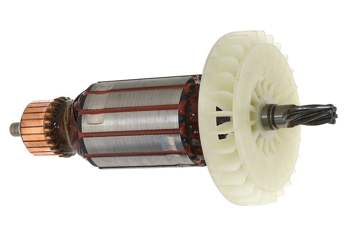 Ротор КДС (L-167 мм, D-41 мм, 6 зубов, наклон влево) подходит для пилы торцовочной с протяжкой ЗУБР ЗПТ-210-1600 ПЛ