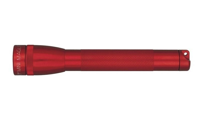 Фонарь MagLite (МагЛайт) красный в подарочной упаковке