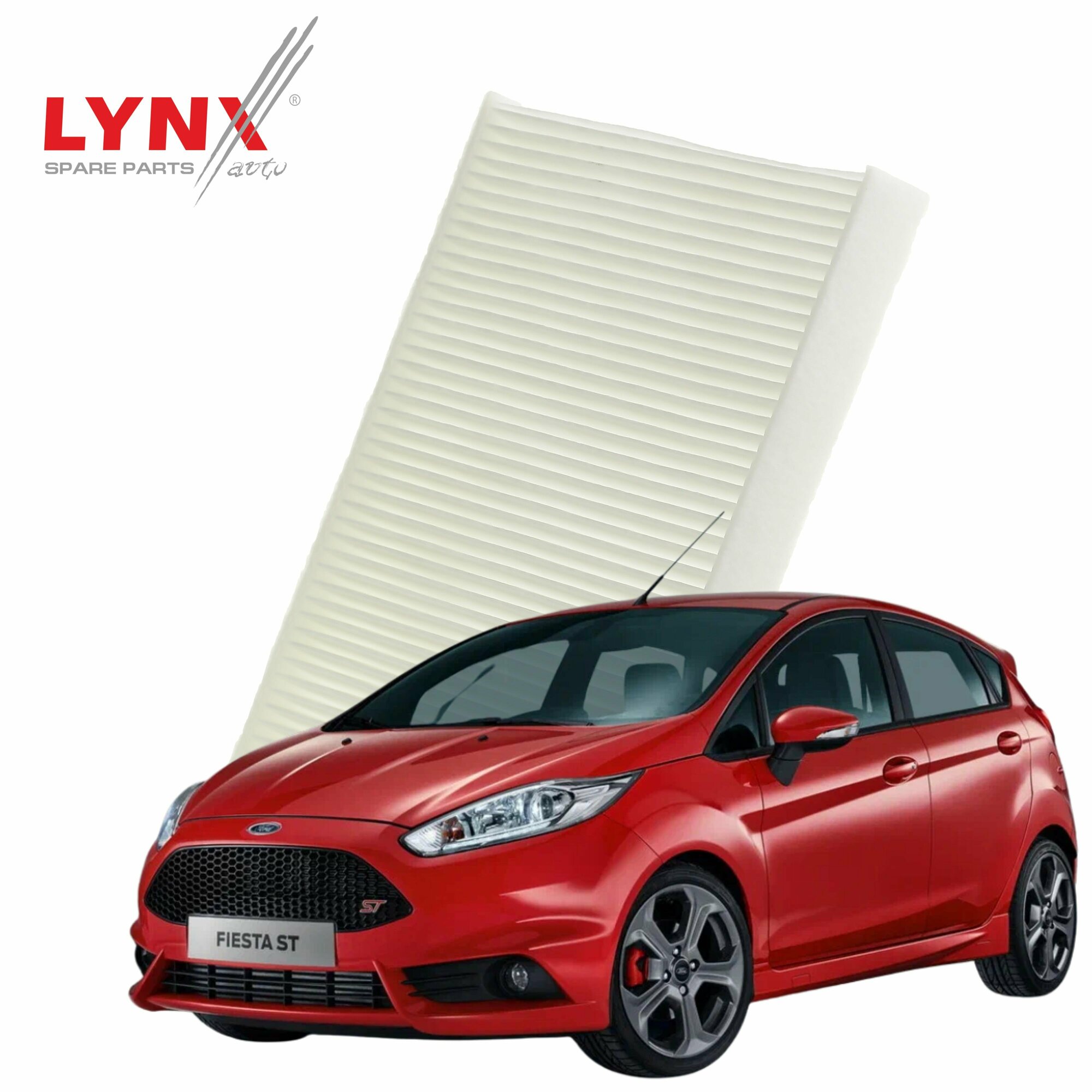 Фильтр салонный Ford Fiesta (6) 1995 - 2004 / 1шт LYNXauto