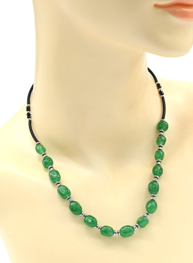 Бусы, хризопраз