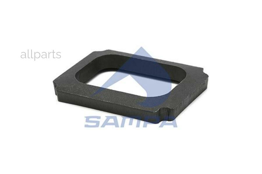 SAMPA 071045 пластина кронштейна рессоры! (м)72.5x60x12\BPW