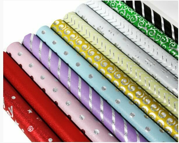 Бумага упаковочная в рулонах 70*200 цвет ассорти