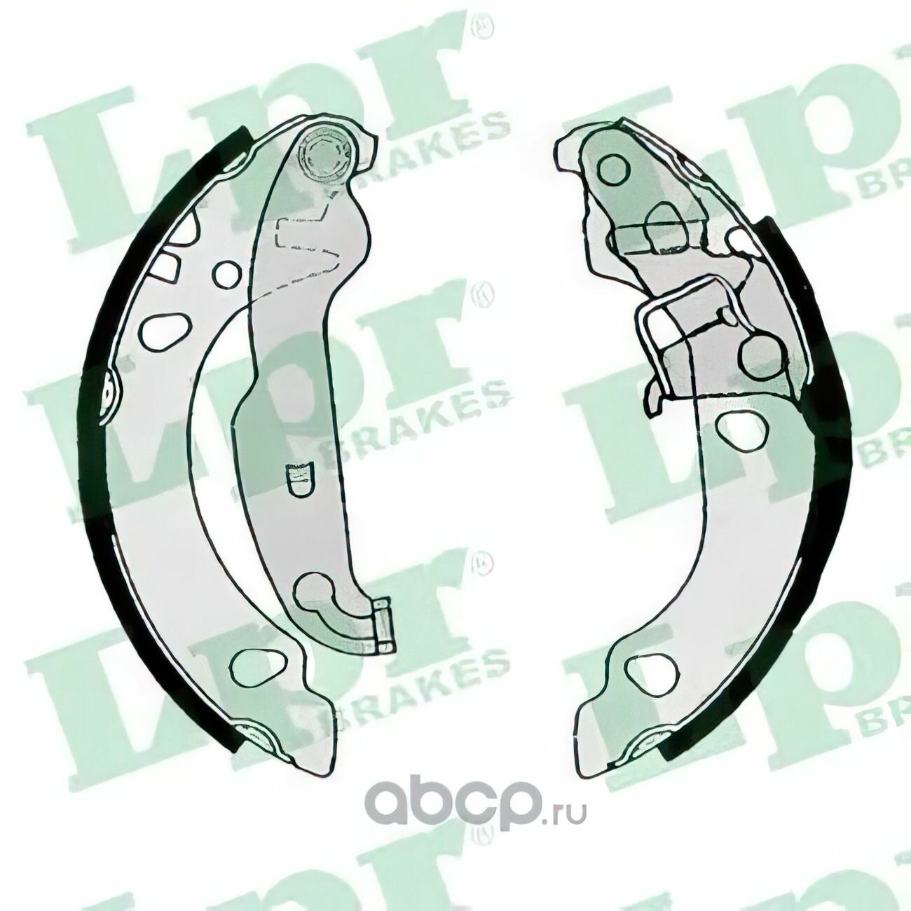 Тормозные колодки барабанные FORD FIESTA 95-02/KA 96-08