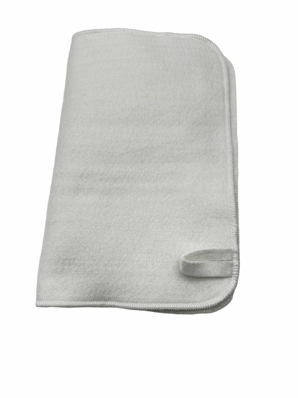 Коврик войлочный для бани, белый