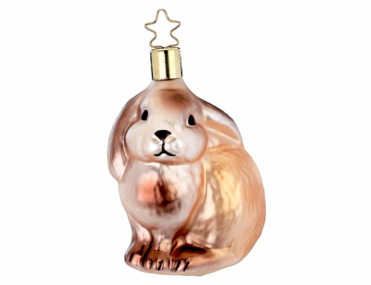 Ёлочная игрушка, стекло, 9 см, Inge Glas