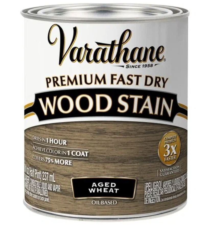 Varathane Premium Fast Dry Wood Stain тонирующее прозрачное масло для дерева (спелая пшеница, 0,946 л)