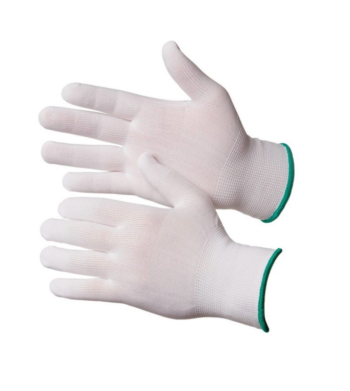 Перчатки нейлоновые, белые, GWARD