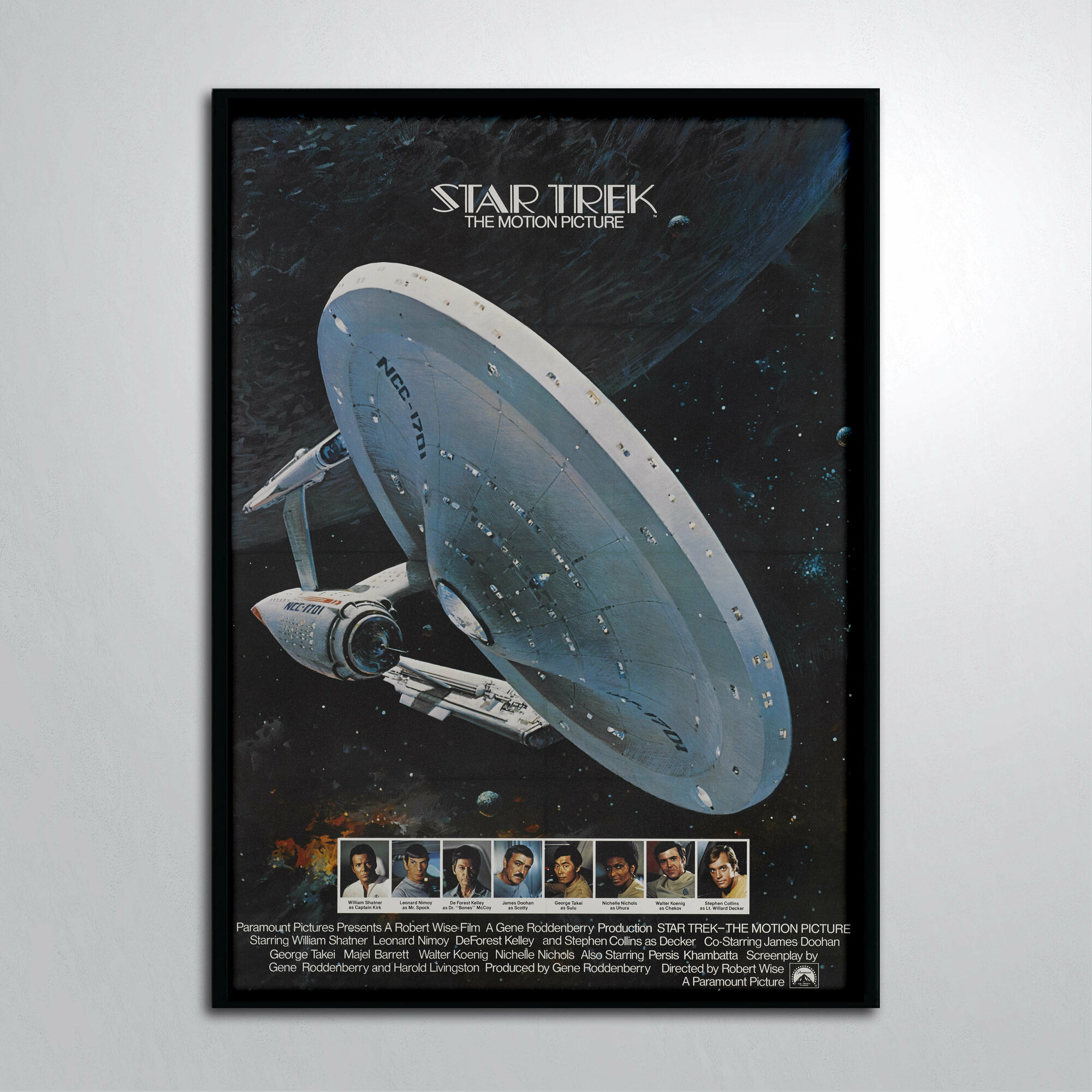 Постер без рамы/Винтажный плакат/Звездный путь Энтерпрайз Космический корабль Star Trek