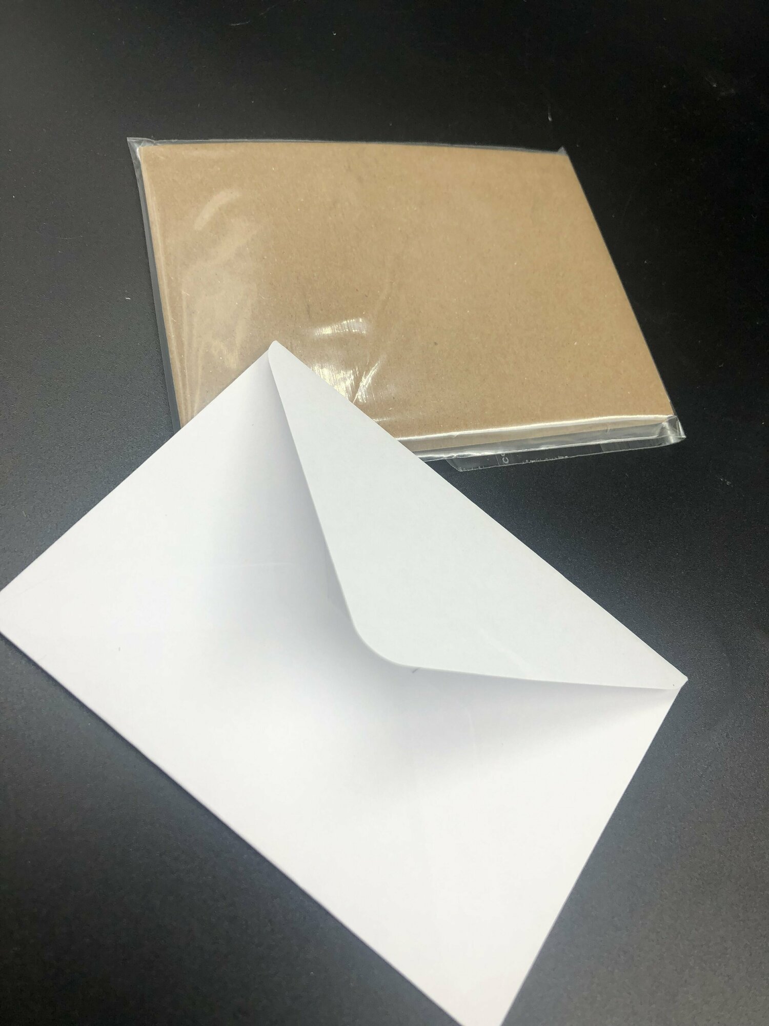 Конверты подарочные Драйв Директ под визитку белые 5 шт (78х110 мм) треугольный клапан без клея, 80г/м2