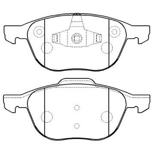HSB HP5143 (1321517 / 30683554 / B3YH3323Z) колодки тормозные дисковые передн ford: Focus (Фокус) c-max 03-07, Focus