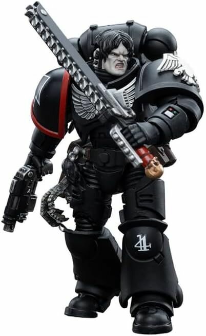 Подвижная фигурка брат Колвейн Заступники гвардии Ворона Вархаммер 40000 Raven Guard Intercessors Brother Colvane Warhammer 40000 JOYTOY