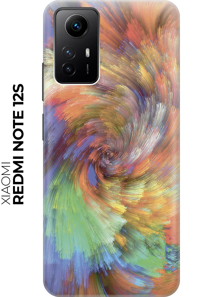 Силиконовый чехол на Xiaomi Redmi Note 12s / Сяоми Редми Ноут 12с с рисунком "Акварельная красота"