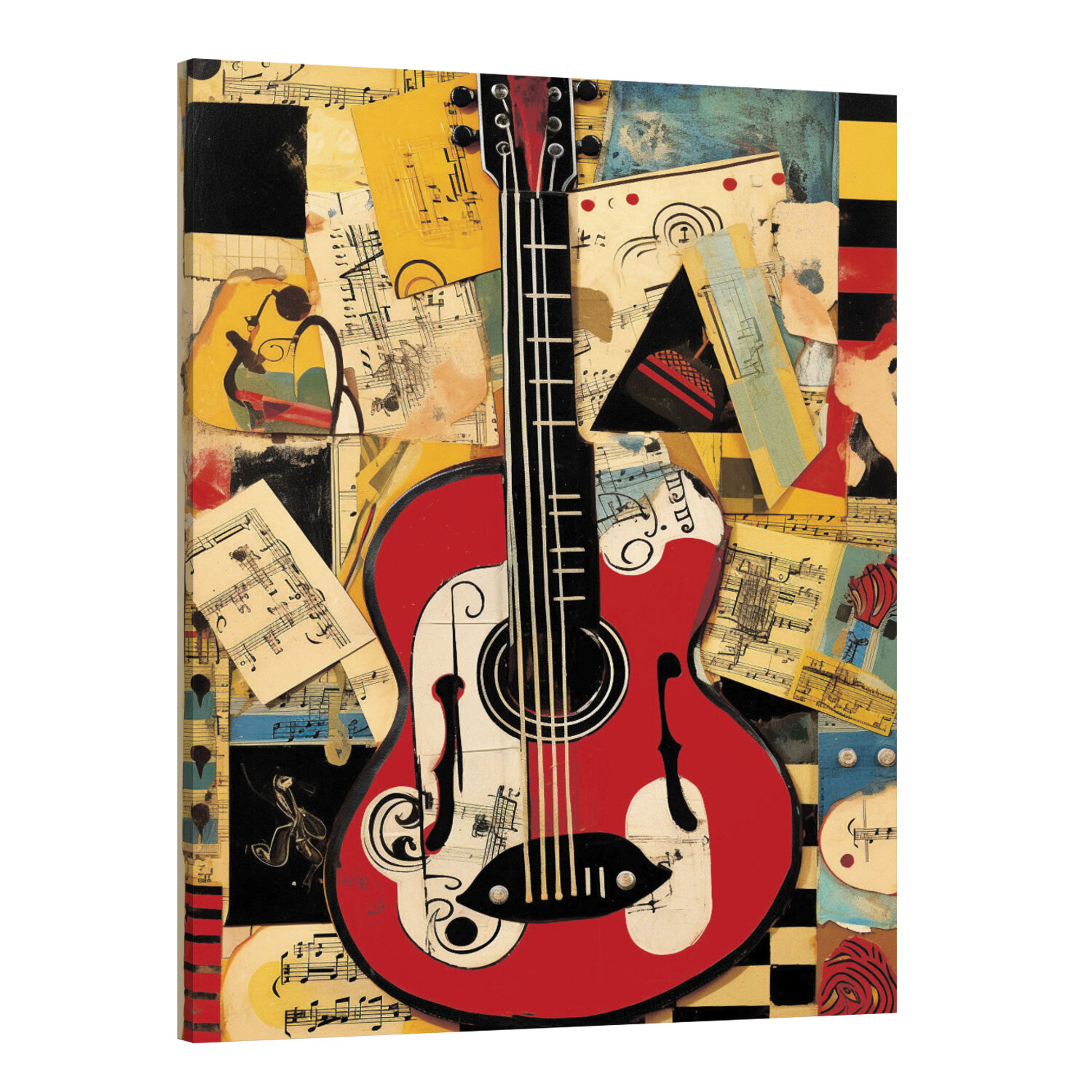Интерьерная картина 50х70 "Гитара"
