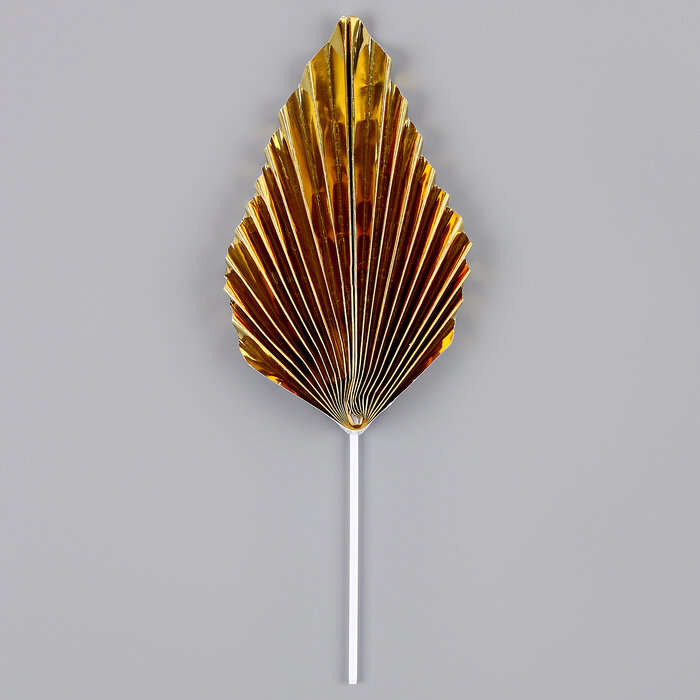 Топпер «Перо», цвет золото