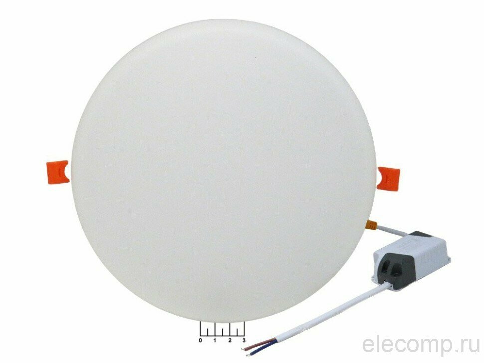 Светильник светодиодный встраиваемый 36W 4200K белый 225*30 Ecola DFRV36ELC