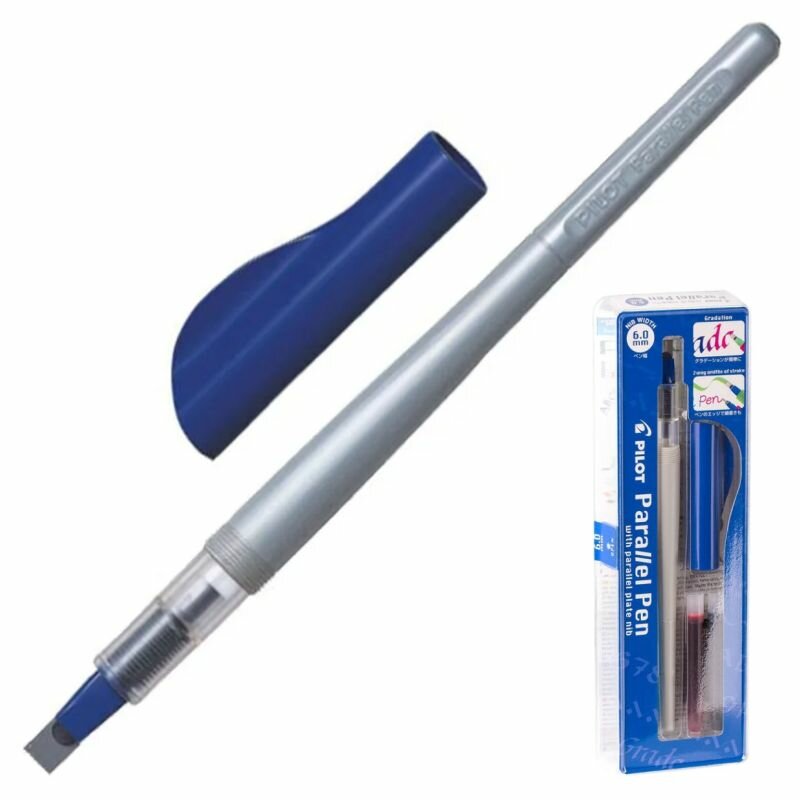 Ручка перьевая для каллиграфии PILOT Parallel Pen, 6,0 мм FP3-60-SS