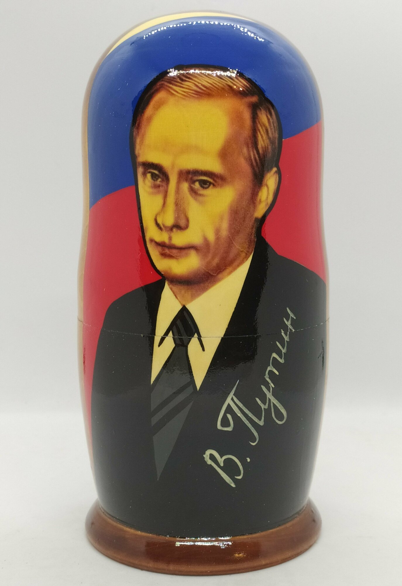 Матрешка 5 мест большая "президенты"