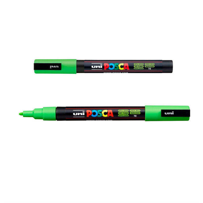 Маркер Uni POSCA PC-5M 5 салатовый 1,8-2,5 мм пулевидный 1 шт