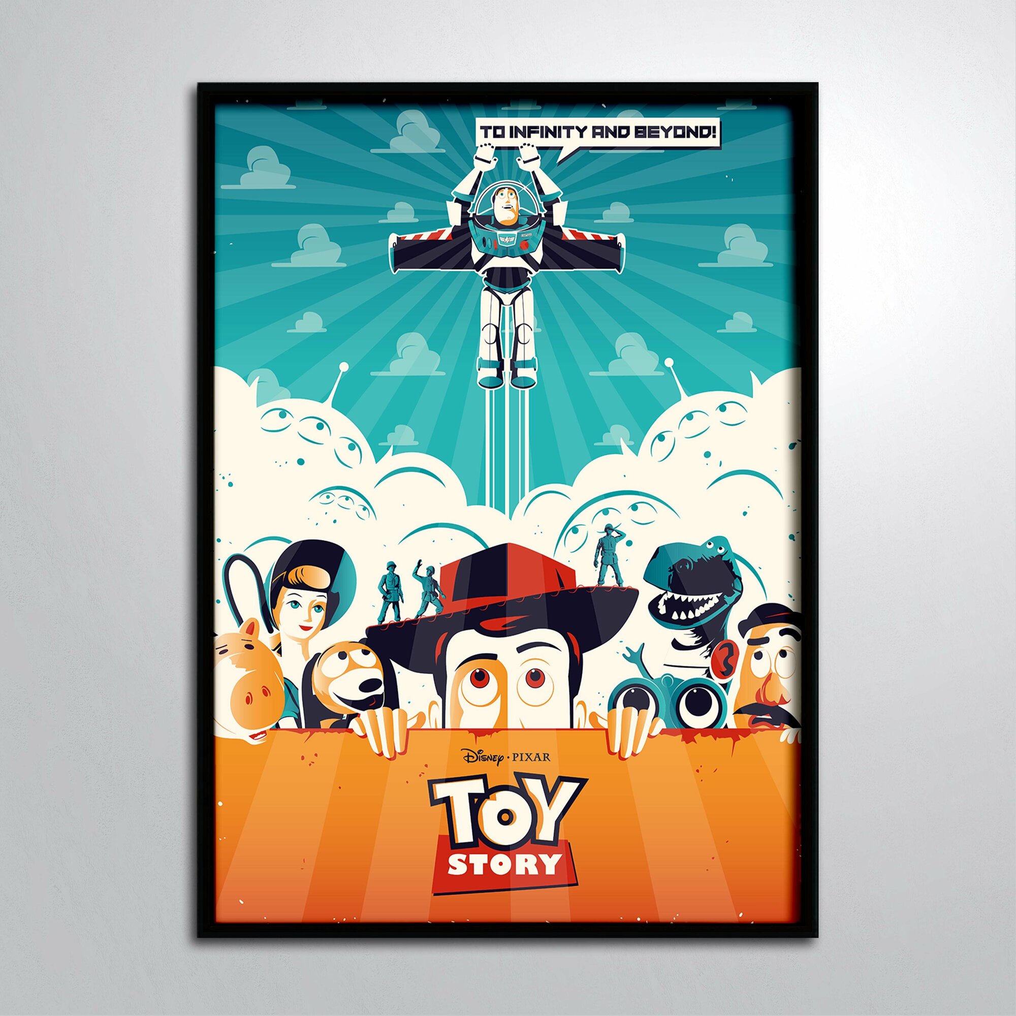Постер без рамы/История игрушек Арт Toy Story