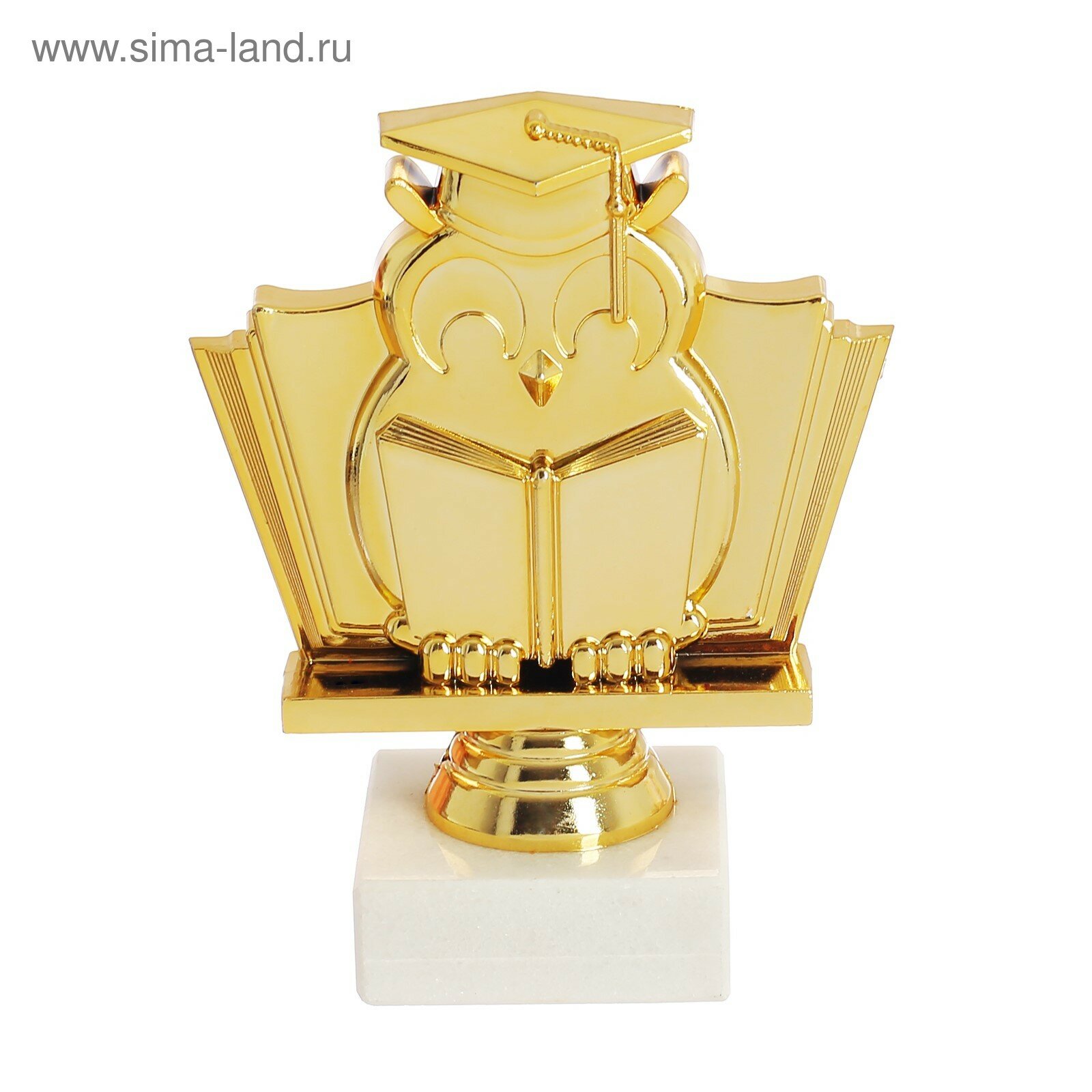 Кубок, наградная фигура на выпускной «Сова», золото