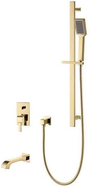 Смеситель для ванны Caprigo Diamante 50-210-oro