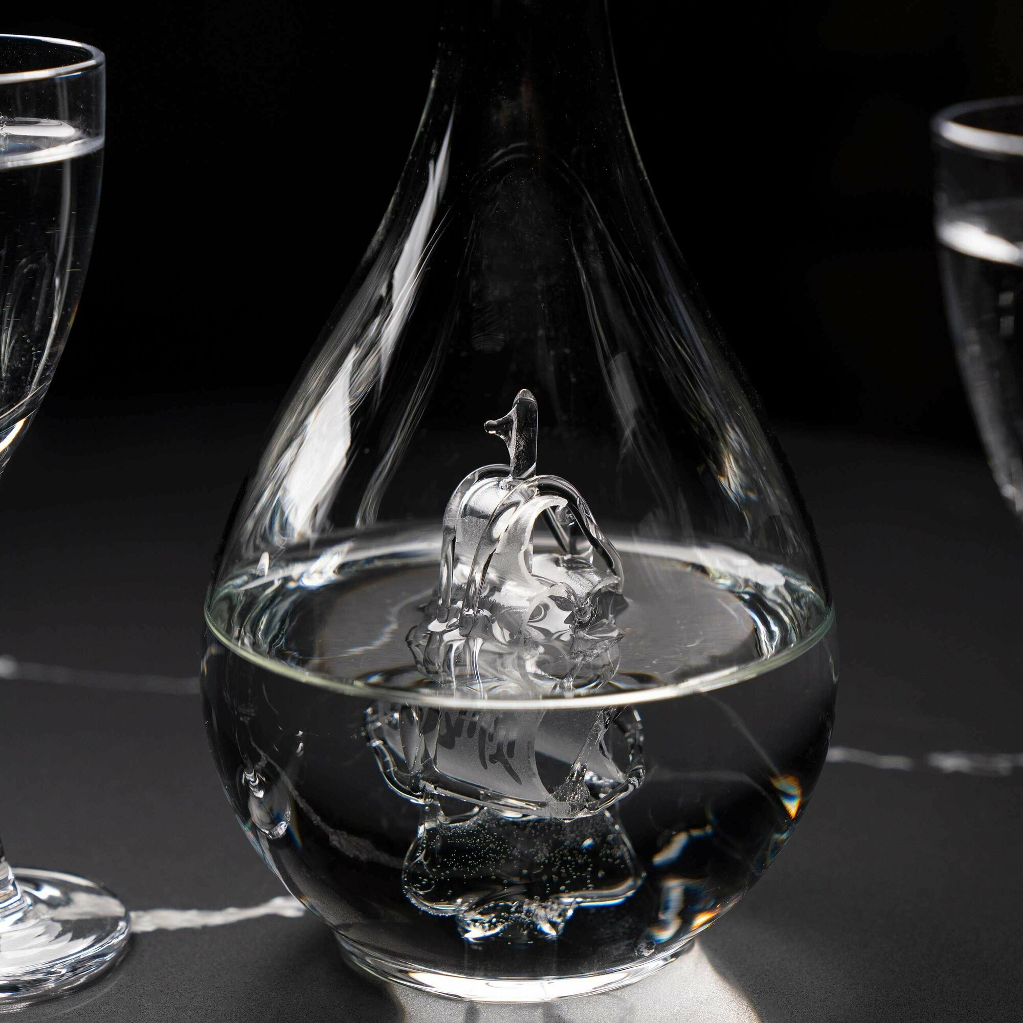 Набор для водки, 2 перс, 3 пр, графин/рюмка, стекло, Корабль, Bar, Kuchenland