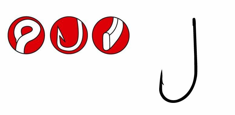 Крючок Gamakatsu Hook LS-5413F Black №04