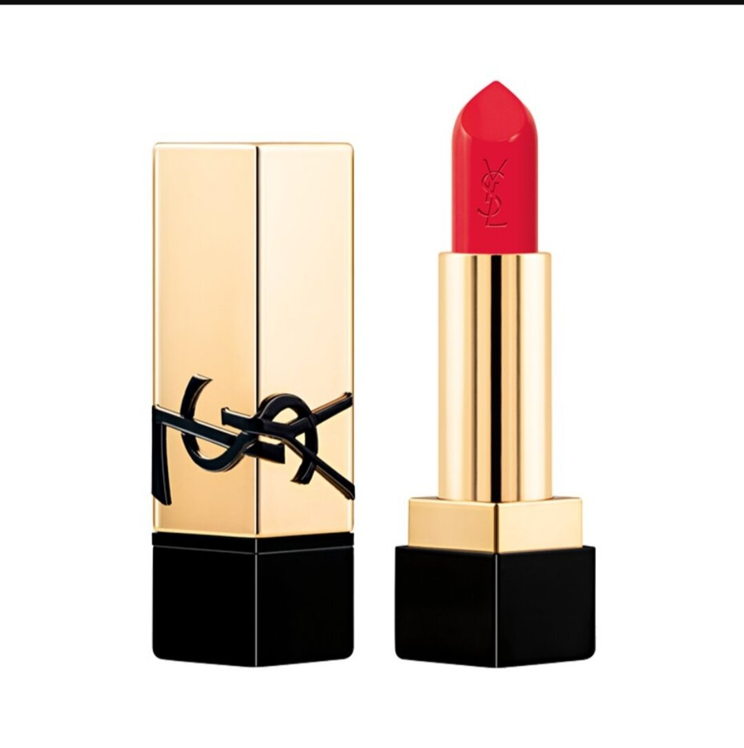 Губная помада YVES SAINT LAURENT Rouge Pur 3.8 г | Сатиновый финиш | легендарная | Тон 06 Pret A Porter Crimson