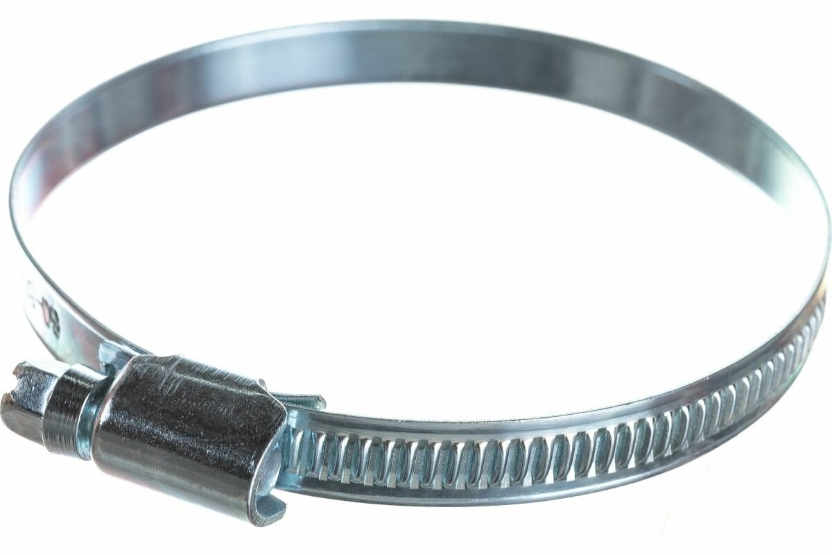 Хомут 30-45 мм, ширина 9мм, ленточный, W2-Нержавеющая сталь, болтовое крепление "Автомагнат"
