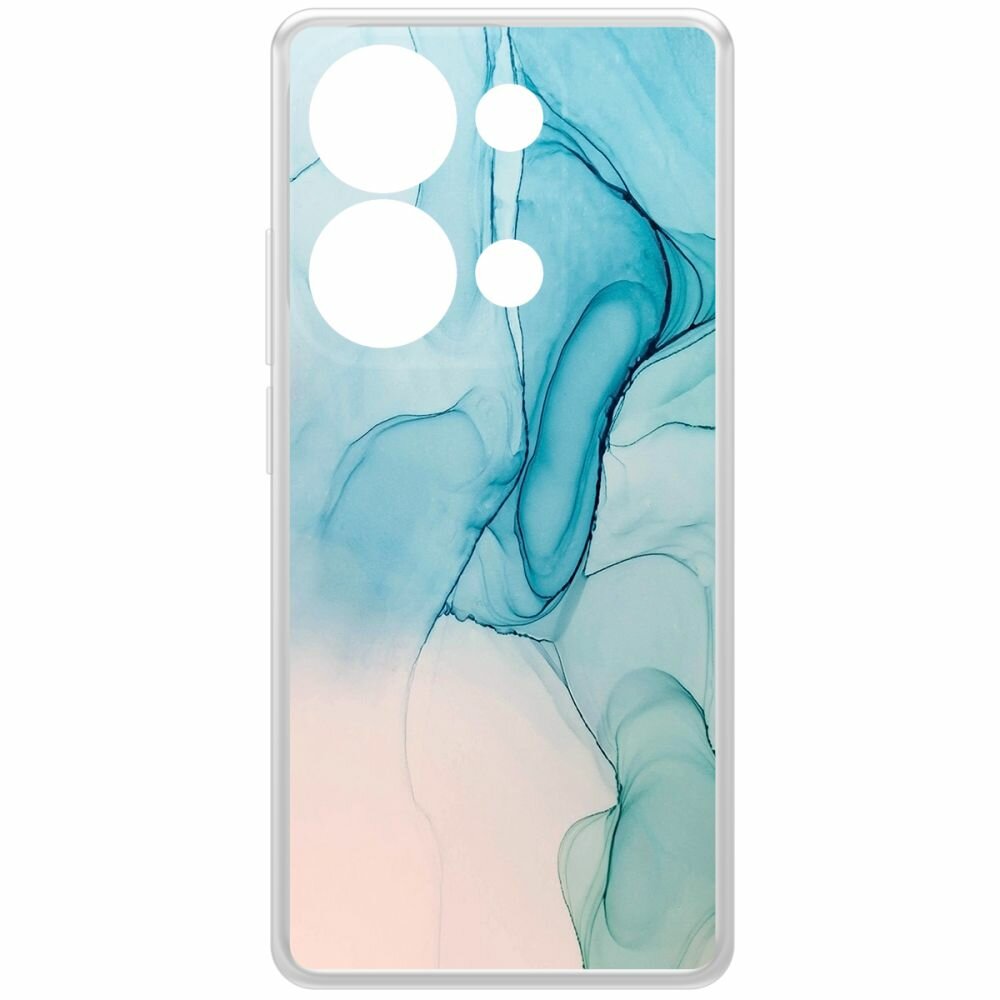 Чехол-накладка Krutoff Clear Case Абстракт разводы для Xiaomi Redmi Note 13 Pro 4G