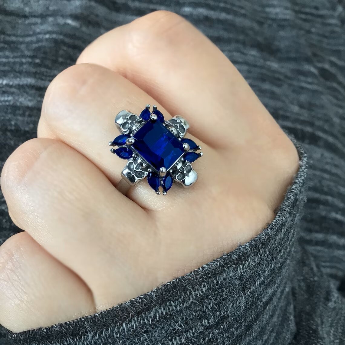 Славянский оберег, печатка, фианит, металл, циркон