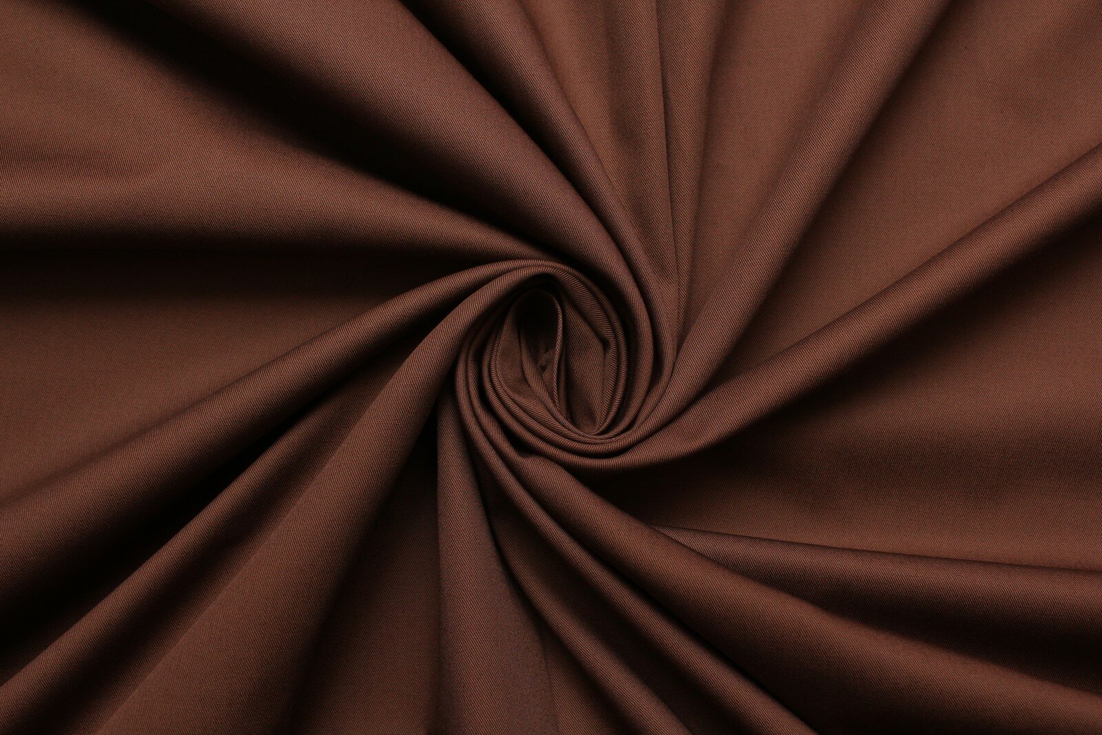 Ткань костюмная шоколадно-коричневая, 320 г/пм, ш148см, 0,5 м
